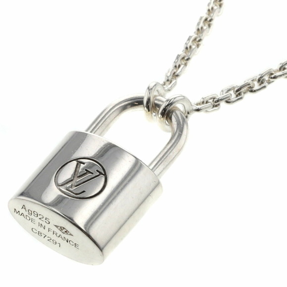 Louis Vuitton | Jewelry | Louis Vuitton Necklace Pandantif Silver ...